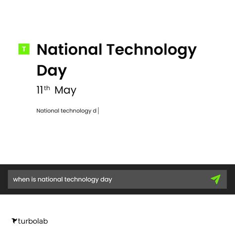 Turbolab Technologies On Linkedin Nationaltechnologyday Technology Engineering Growth