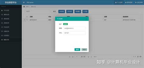 Java SSM Vue学业预警平台 含源码 论文 答辩PPT等 知乎