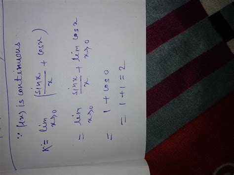 14 The Fxleft Begin Array Ll Frac Sin X X Cos X Text X Neq