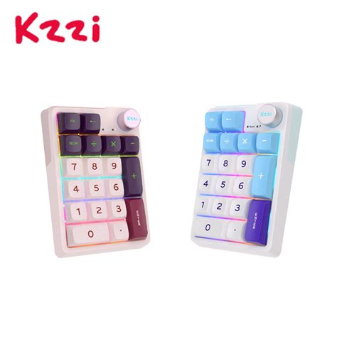 Kzzi K20 20 Key Gasket Structure With Toggle Knob Rgb Keypad Financial Keyboard Office Keyboard