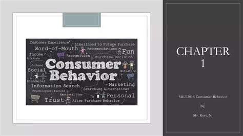 Chapter Introduction To Consumer Behaviour PPTX