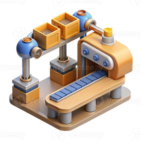 Serene Creative Automated Assembly Line Top View Cutout 57888914 Png