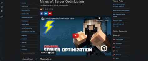 Minecraft Server Optimization Guide Apex Hosting