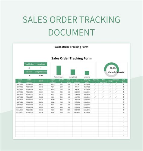 Free Tracking Document Templates For Google Sheets And Microsoft Excel Slidesdocs