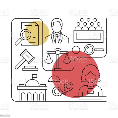 법과 정의 관련 벡터 배너 디자인 개념 아이콘현대 라인 스타일 0명에 대한 스톡 벡터 아트 및 기타 이미지 0명 개념 경찰관 Istock