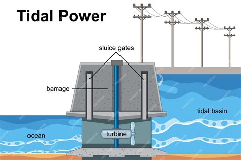 Block Diagram Of Tidal Power Generation Schematic Diagram Of