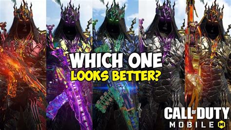 All 16 Mythics With Mythic Templar Cod Mobile Codm Youtube