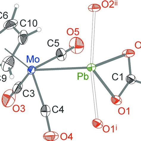 Coordination Around The Lead Atom In The Structure Of Compound I The