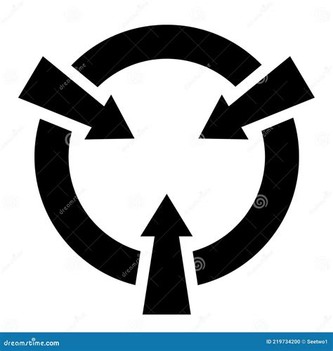 Electrostatic Sensitive Device Symbol Sign Stock Vector Illustration