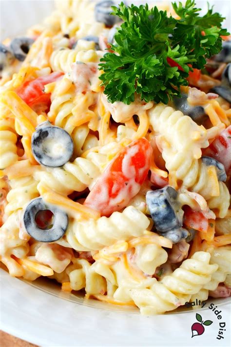 Hidden Valley Ranch Pasta Salad Salty Side Dish