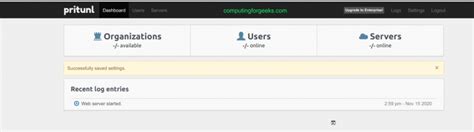 Install And Configure Pritunl VPN Server On Ubuntu ComputingForGeeks