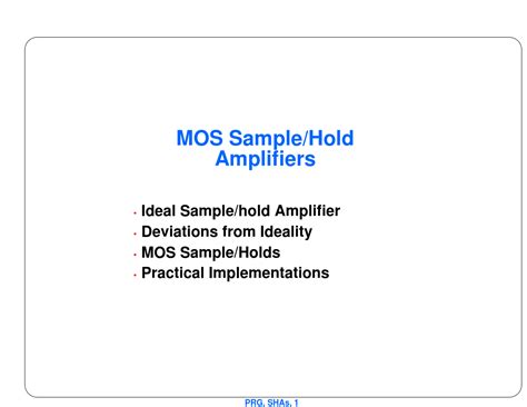 MOS Sample Hold Amplifiers P R Gray word文档在线阅读与下载 无忧文档