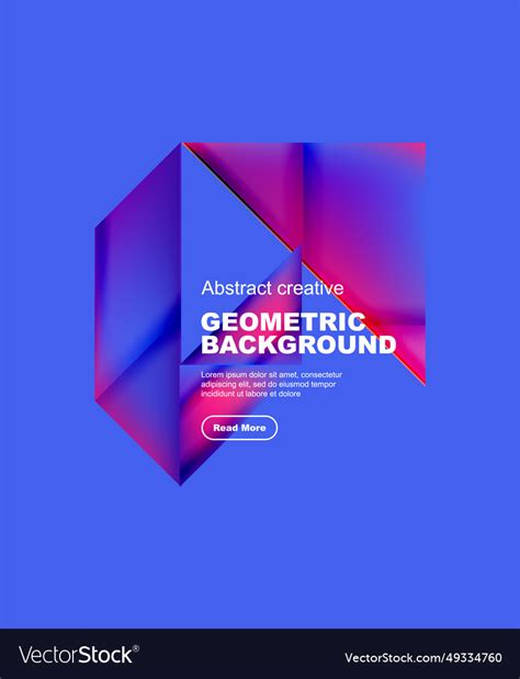 Gradient Triangles Abstract Background Royalty Free Vector