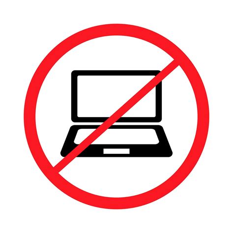 Do Not Use Computer Work Here Vector 26729714 Vector Art At Vecteezy