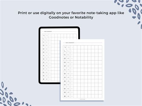 Hangul Practice Sheets Complete Korean Alphabet Worksheets
