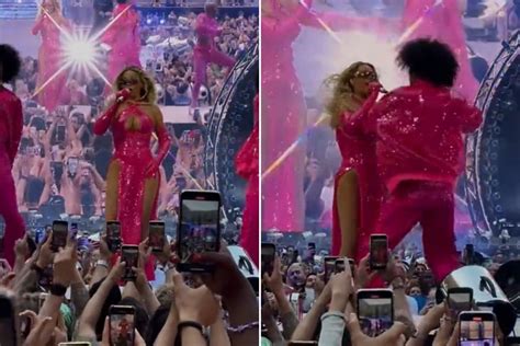 Beyonce Wardrobe Malfunction Saved By Backup Dancer