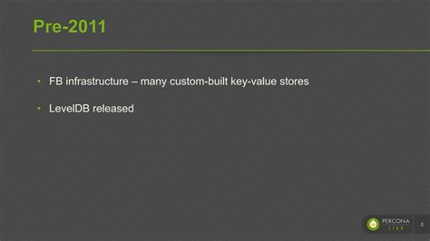 Rocksdb Storage Engine For Mysql And Mongodb Pdf