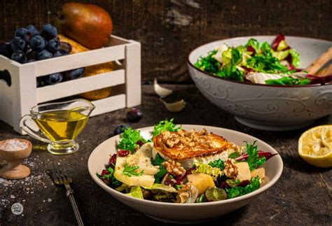 Рецепта за крушова салата с козе сирене