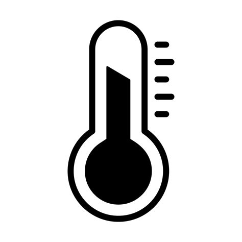 Temperature Measuring Device Thermometer Vector In Trendy Style