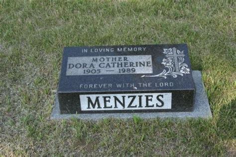 Dora Catherine Johnston Menzies Find A Grave Memorial