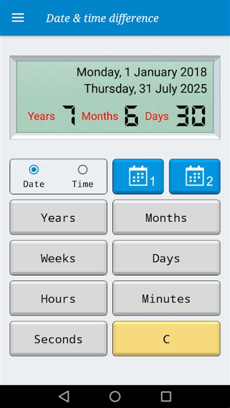 Calculator Date And Time Free Apk For Android Download