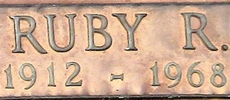 Ruby Rutherford Griffin 1912 1968 Mémorial Find A Grave