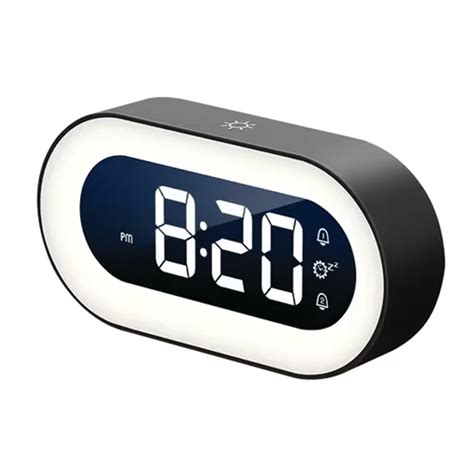 Led Digital Micro Usb Powered Alarm Clock With Volume Control And Night