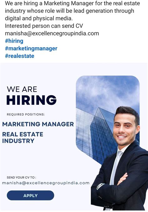 Excellence Shelters On Linkedin We Are Currently Hirind Dynamic Candiates For Marketing Manager