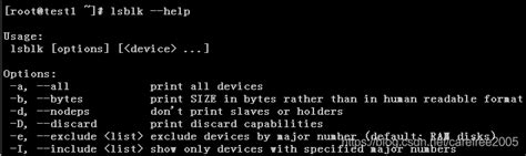 Linux命令之lsblk命令linux中lsblk命令什么意思 Csdn博客