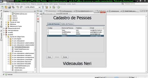 Aula 4686 Javaseiii Duplo Click No Jtable Getclickcount Pesquisando E