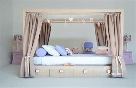 Детская кровать с балдахином, Anna Baby Room - Мебель МР