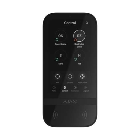 Ajax Alarm Keypad Touchscreen Lcd White Ajax Systems — Securerite