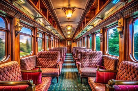 A Glimpse Into The Past Comparing First And Second Class Train Carriage Interiors From A Bygone