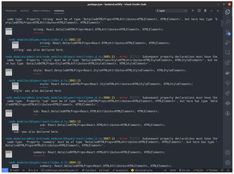 Getting A Bunch Of Types Error After Setting Admin Bro With A Nestjs Application Issue