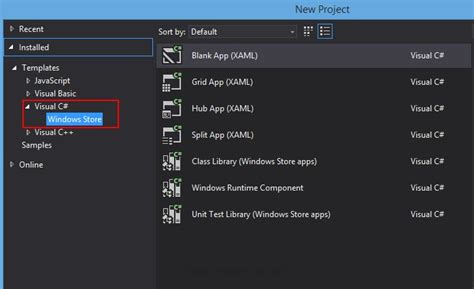 c และทดสอบสร้าง project ของ windows store apps ด้วย c