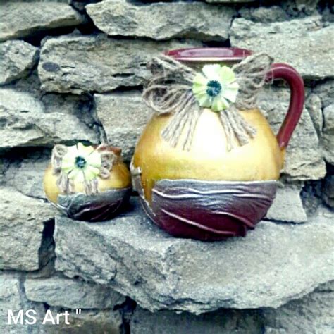 Сет глинени гърнета Битови сувенири Handmasters Bg