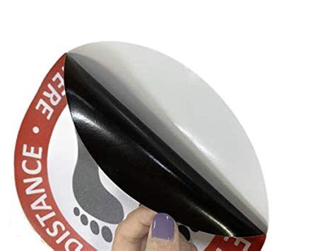 15 Pack 8 Social Distancing Floor Signs Stand Here Safe Distance