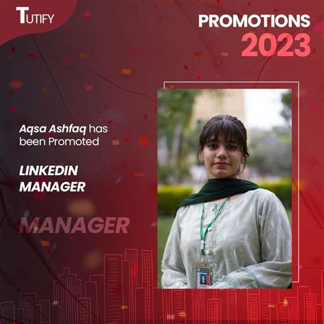aqsa ashfaq on linkedin new success story as i ve gotten promoted at