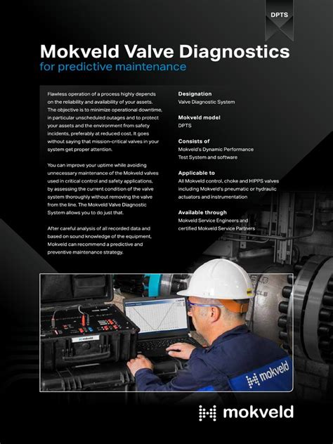 Mokveld Product Sheet Dpts Valve Diagnostics 6 Pdf