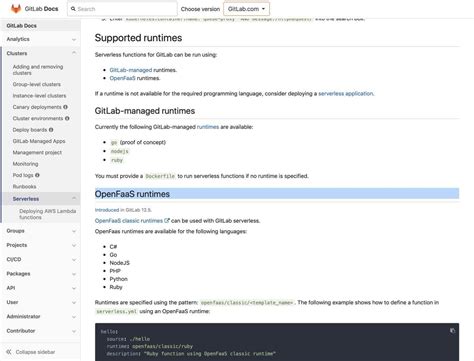 Openfaas On Linkedin The Gitlab Inc Team Have Added Openfaas Runtime