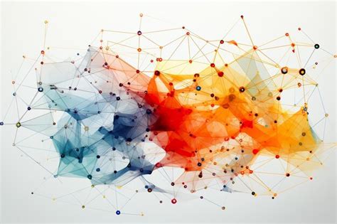 Premium Ai Image Abstract Background Functions Of Complex Networks