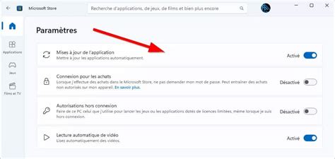 Windows 11 Activer Désactiver La Mise à Jour Automatique Des Applications Du Microsoft Store