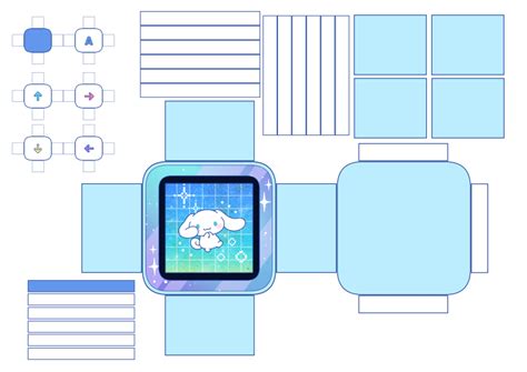 Eng 산리오 미니 컴퓨터 피젯토이 만들기 🎁무료 도안공유🎁 종이구관 그리는법 쉬운 만들기 페이퍼 크래프트 미니어쳐 종이인형 옷입히기 네이버 블로그