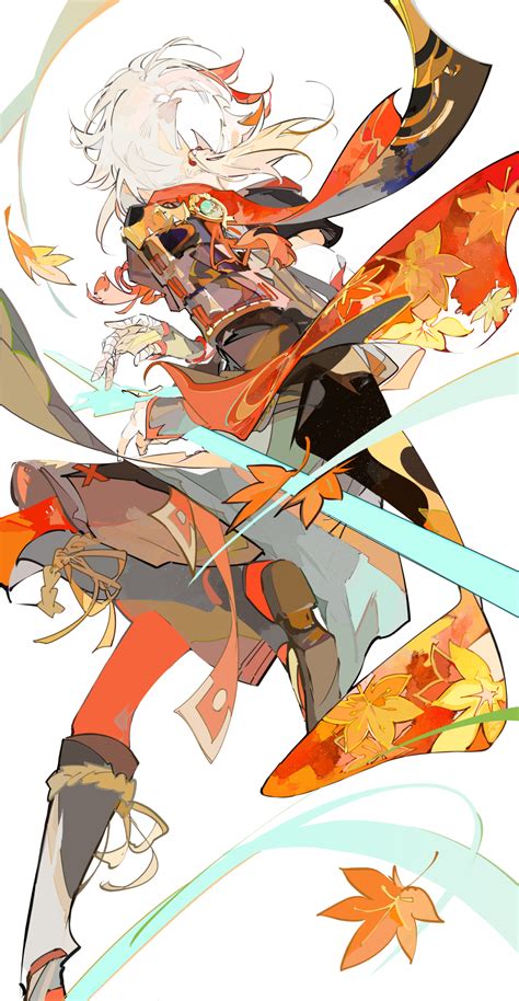 Ezu E104mjd Kaedehara Kazuha Genshin Impact Commentary Highres