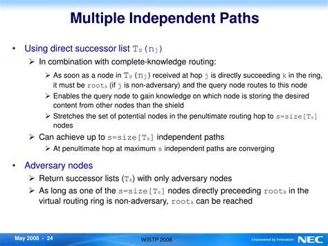 Ppt Availability For Dht Based Overlay Networks With Unidirectional
