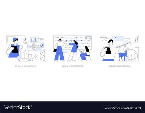 Big Data Applications Abstract Concept Royalty Free Vector