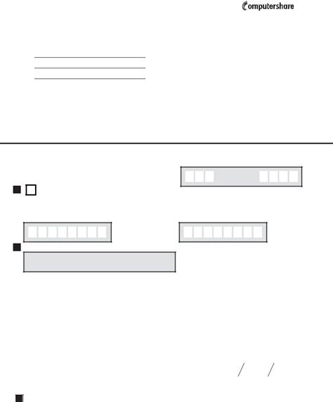 Computershare Transfer Request ≡ Fill Out Printable Pdf Forms Online