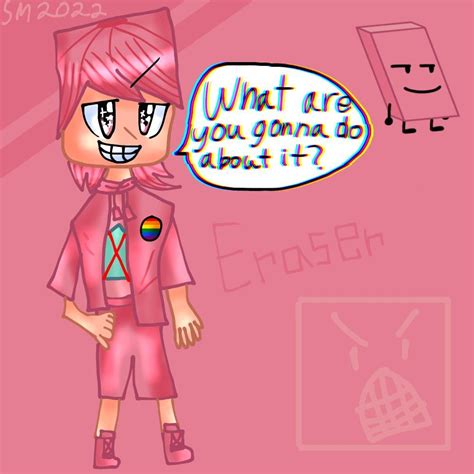 Day 11 Of Humanizing Bfb Characters Until I Run Out Eraser Singapore Flag Oc R