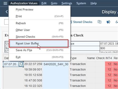 How To Reset A User Buffer