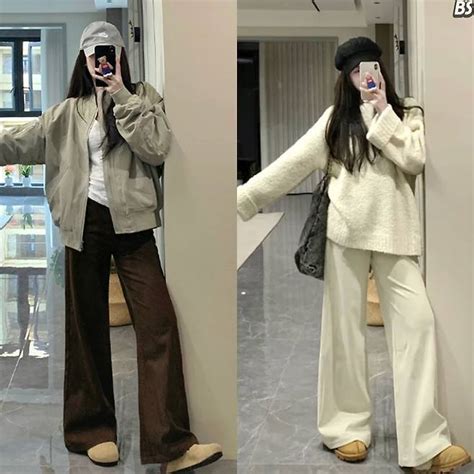 외출할 때 입기 좋은 겨울 캐주얼룩 코디 내일 옷 뭐입지